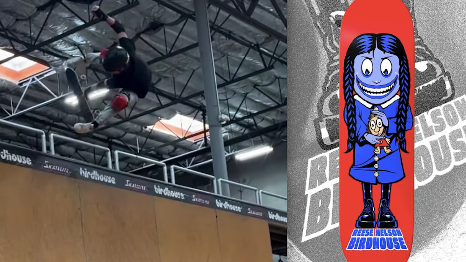 Watch: Reese Nelson Tests Her New Birdhouse Pro Model on Tony Hawk's ...