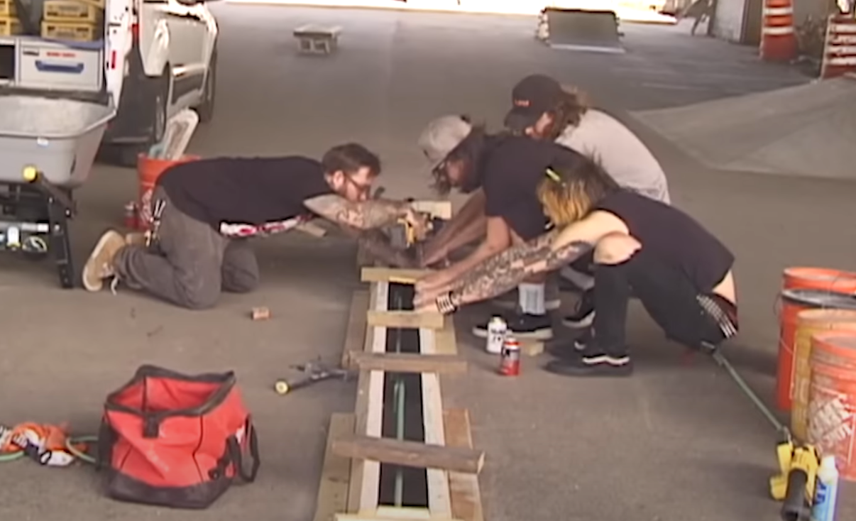 How To Build A Double Sided Curb - Skateboarding