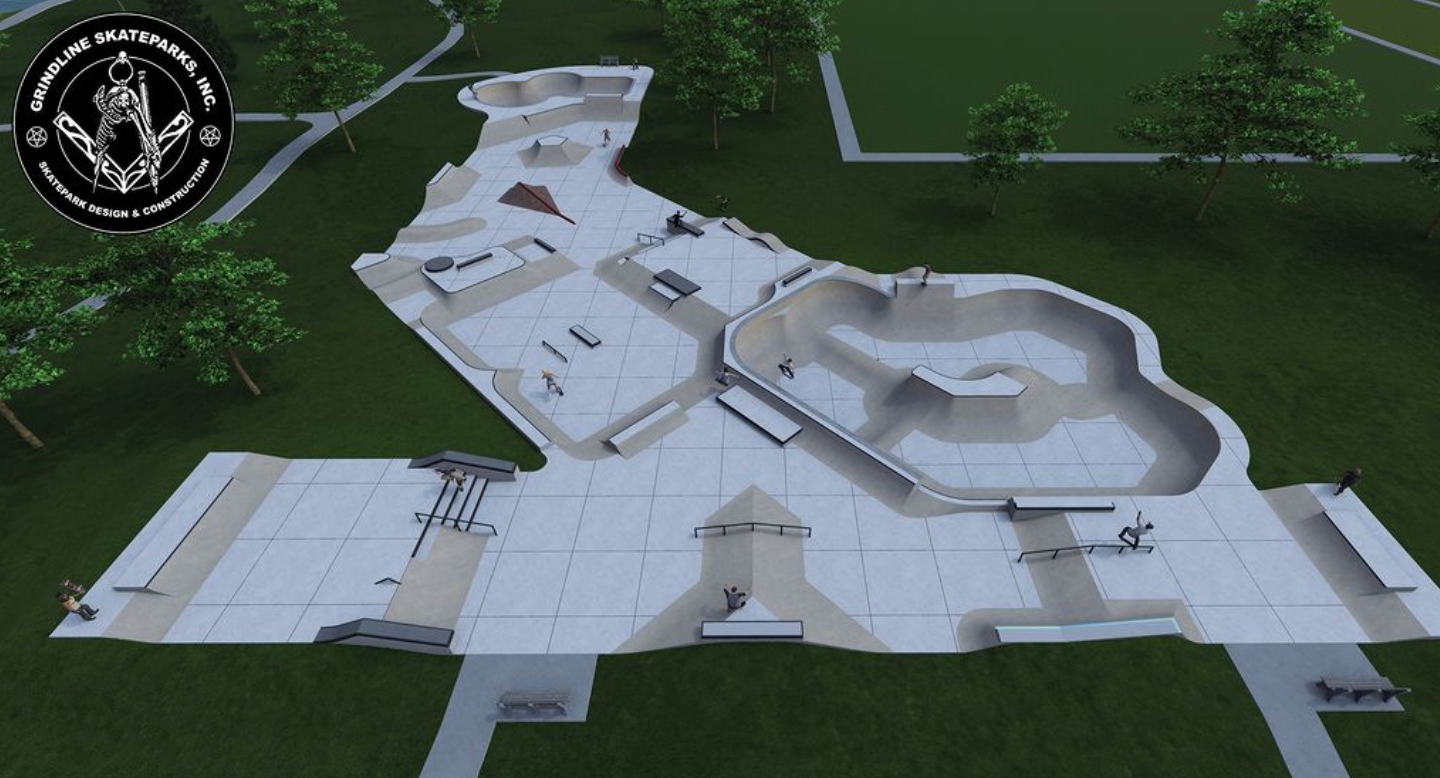 Grindline Dropped the Final Design Concept for a New Skatepark in ...