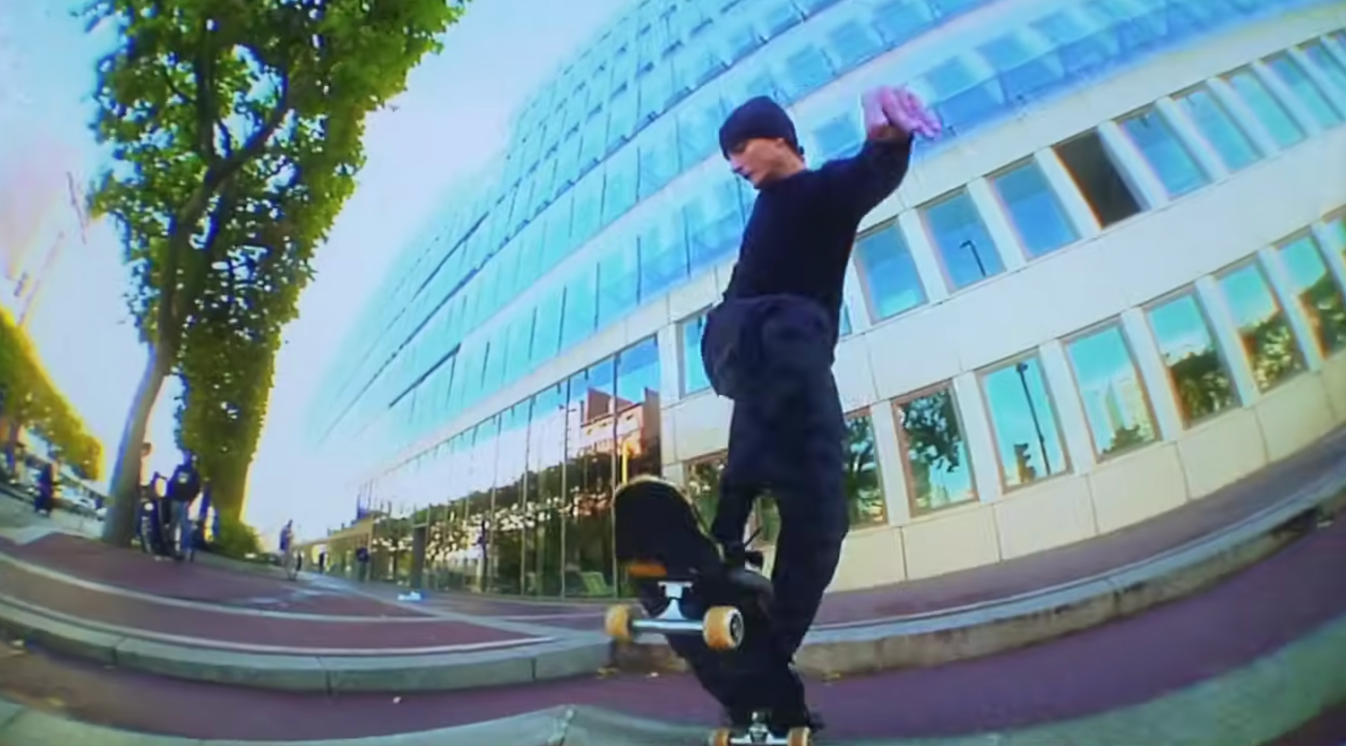 Kevin Rodrigues puts his funky new board shape to work in the steets of ...