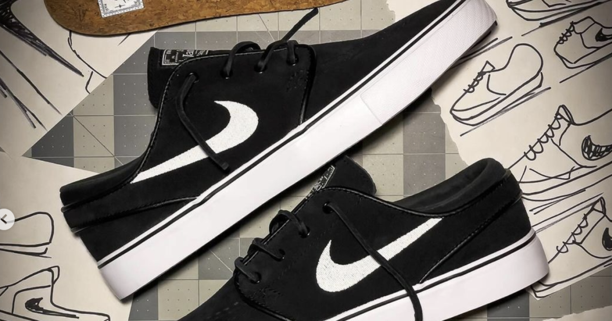 The OG Nike SB Janoski shoe black and white colorway is back in ...