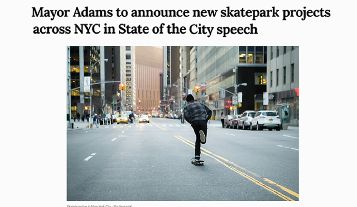 NYC Mayor to announce new skatepark projects across the city ...
