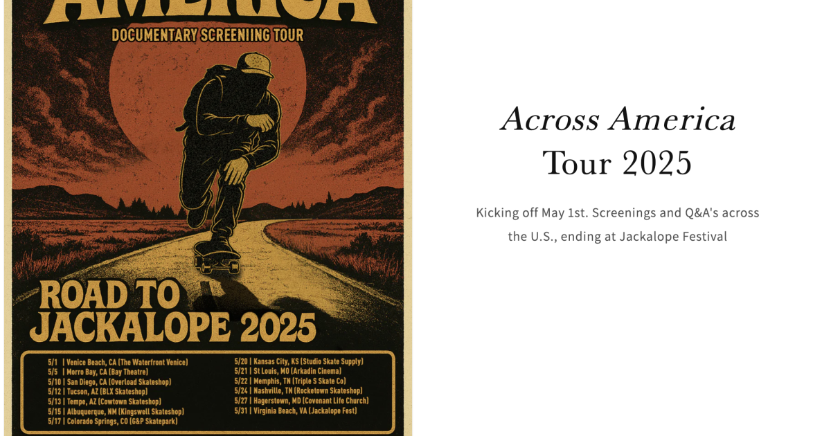 Catch Chad Caruso on his Across America Tour - Skateboarding