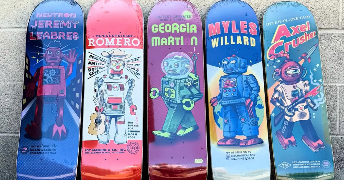 Toy Machine's New 'Robot' Series Is Wired For Destruction—Hitting ...