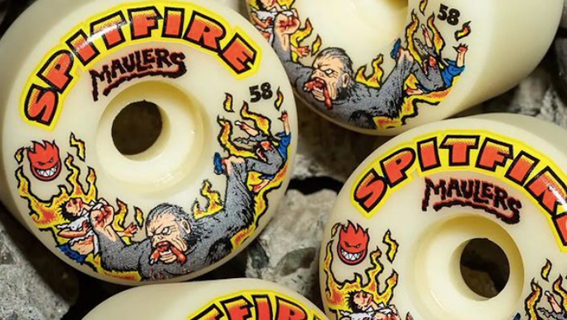 Spitfire Resurrects Iconic 90s 'Maulers' Artwork on Conical Full Shape ...