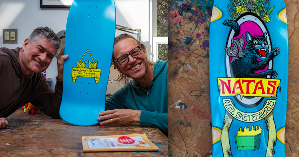 First Look: Real Skateboards' Limited 'Skate Shop Day' Decks by Natas Kaupas and Todd Francis ...