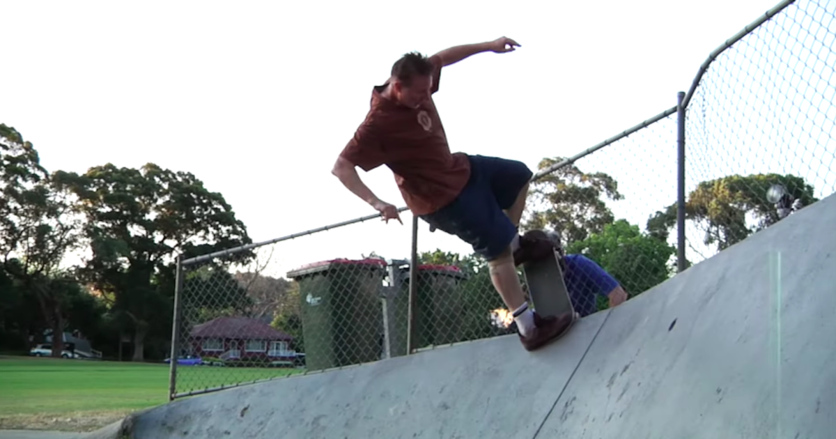 Skateboarding at 52: Australia's Anthony Mapstone Delivers in His ...