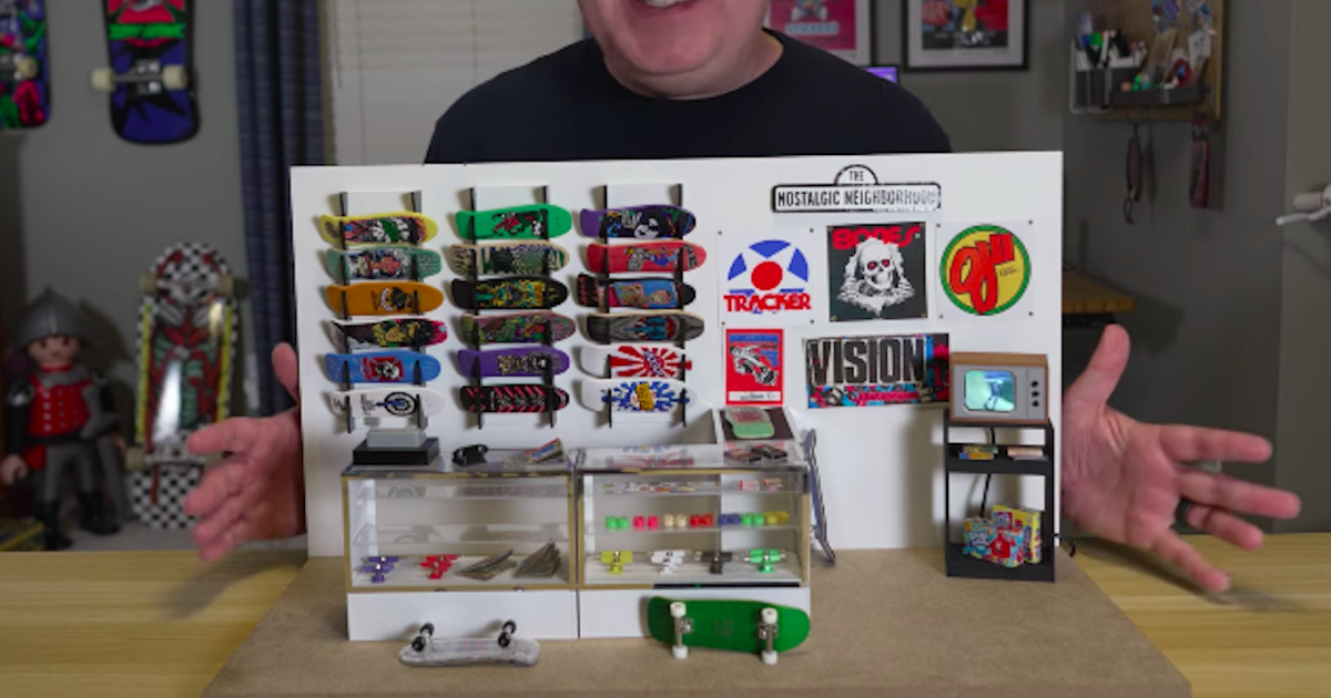 A 'Tiny' Tribute to Skateboarding: This ’80s Skateshop Diorama Is ...