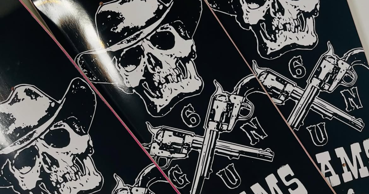 Black Label Brings Back Jason Adams’ Classic 'Six Gun' Graphic - Skateboarding