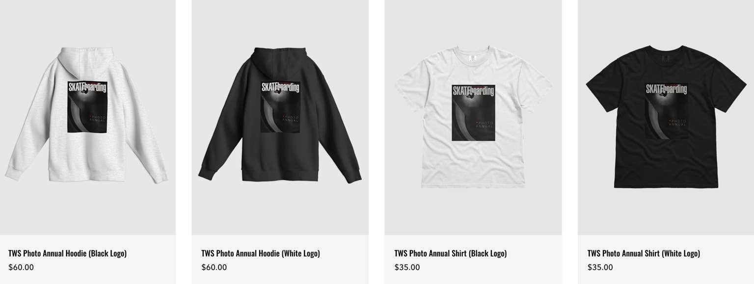 Photo Annual Merch Collection Release - Skateboarding