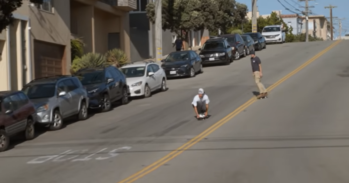 Bombing SF Hills With Nico Hiraga - Skateboarding