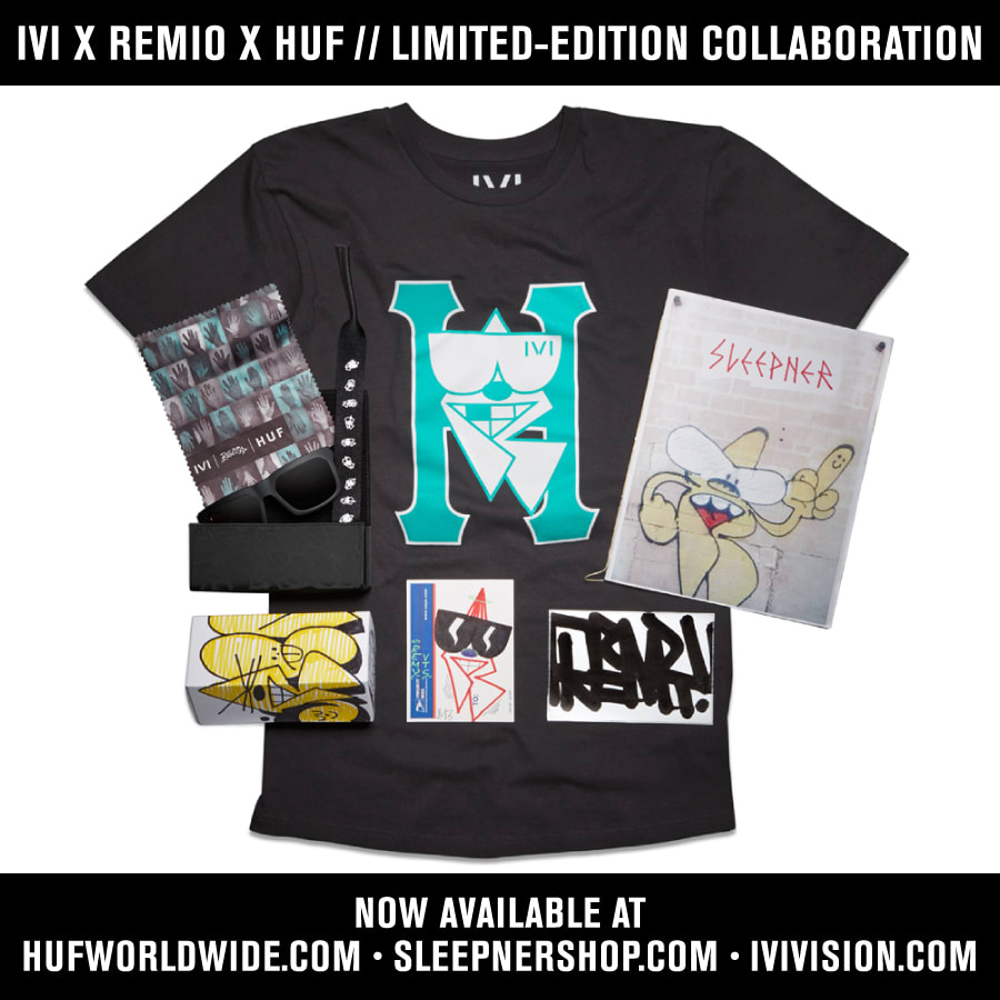 HUF x IVI x Remio Collaboration Pack - Skateboarding