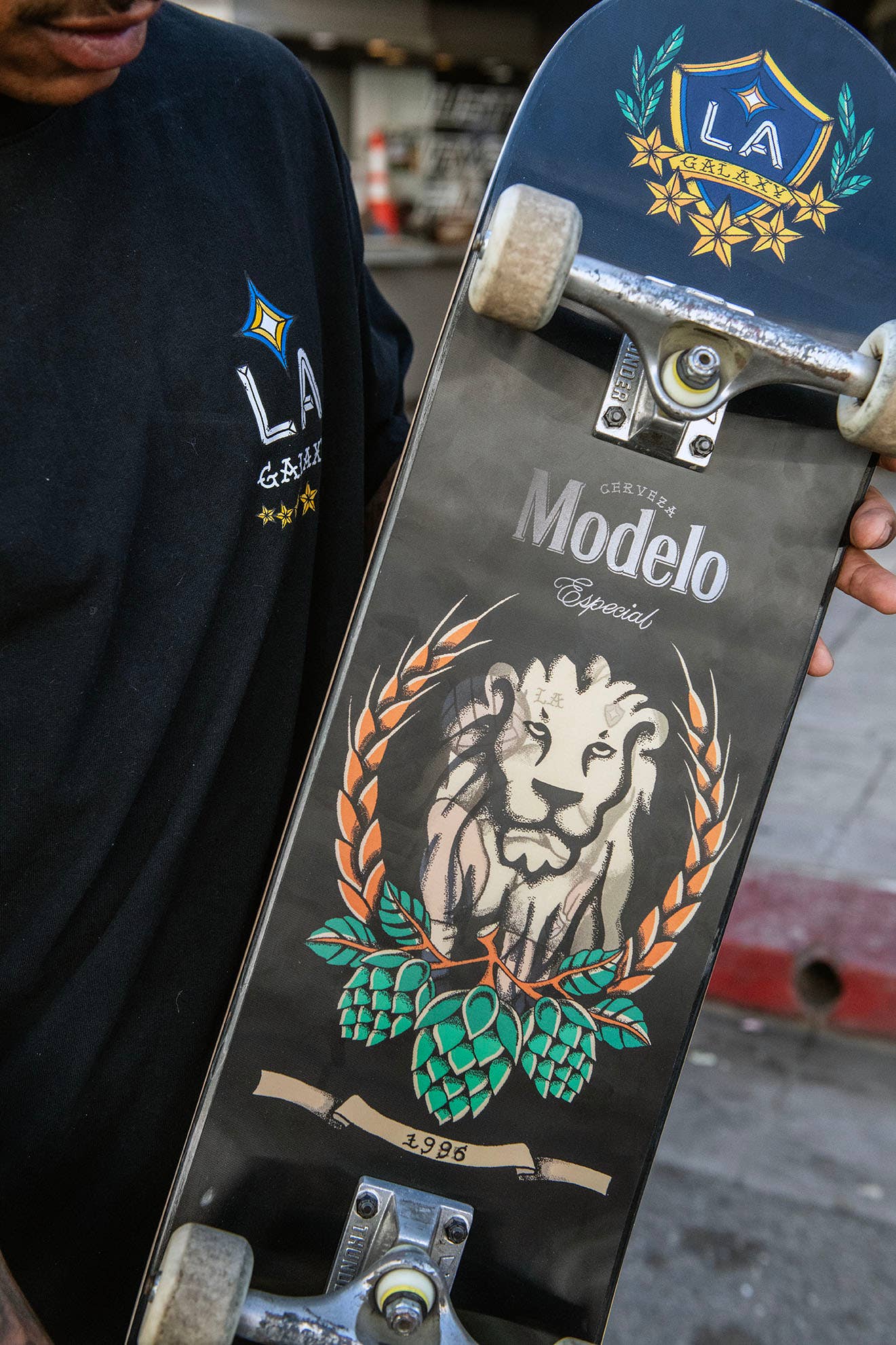 Honoring LA Heroes: DGK x LA Galaxy x Modelo Skate Deck - Skateboarding