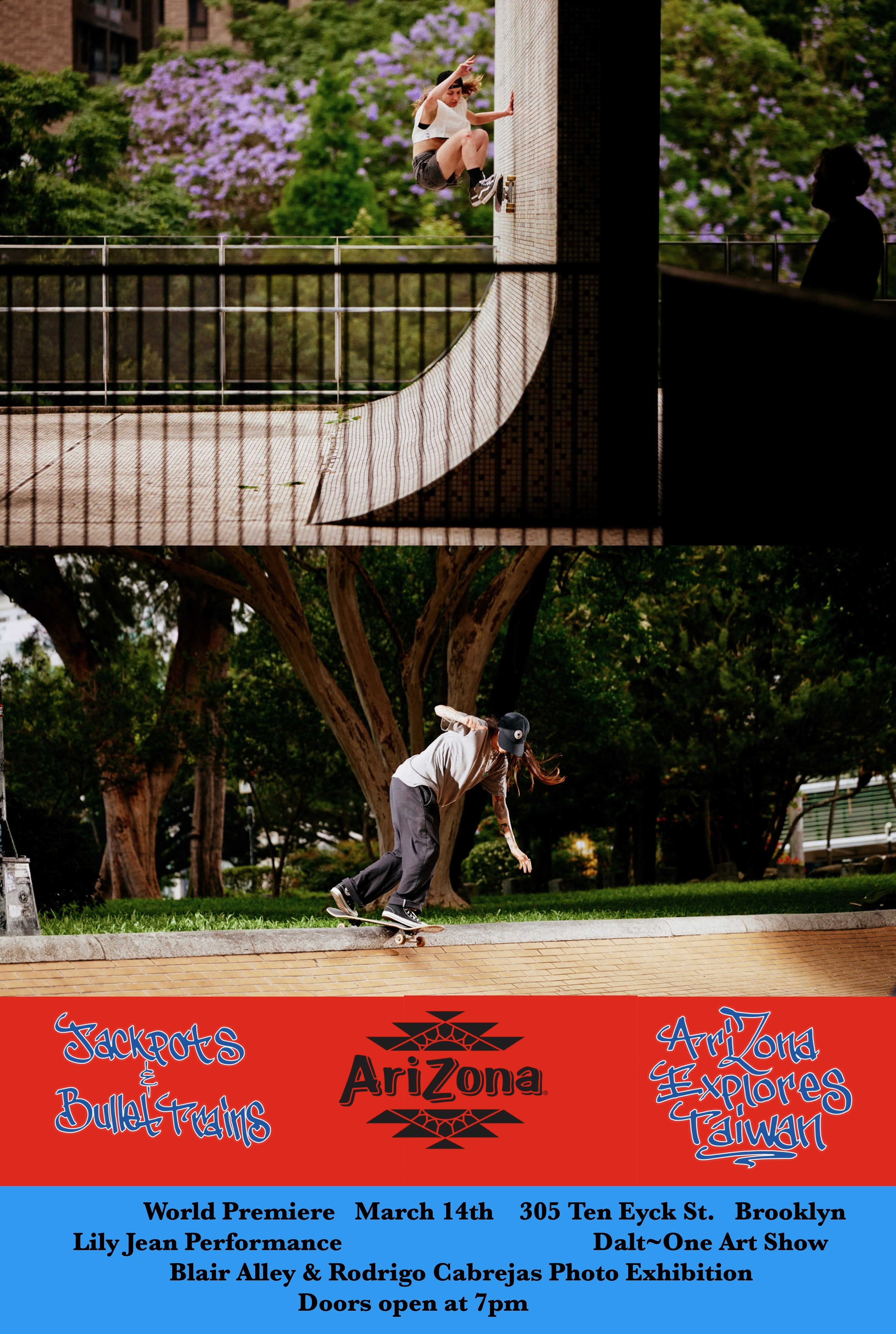 AriZona Iced Tea's Taiwan Tour Video Premiere Friday in NYC - Skateboarding