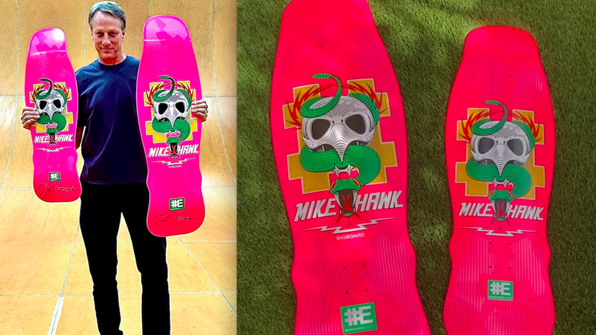 Tony Hawk and Mike McGill Team Up for Limited "Mike Hawk" Skateboard ...