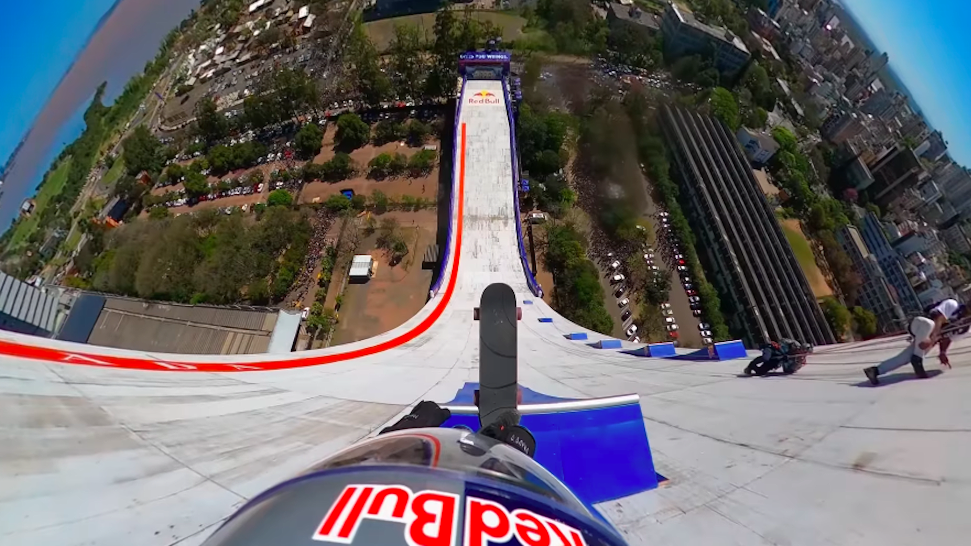 Behind the Scenes: Sandro Dias' Record-Breaking Skateboard Drop-In ...