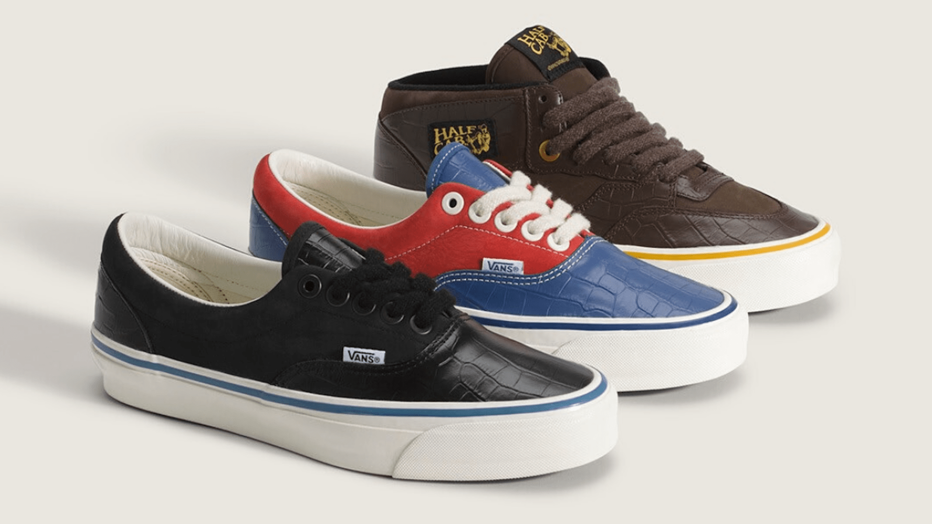 Vans Drops Premium Half Cab and Era With Vibram Waffle Vulc Soles ...